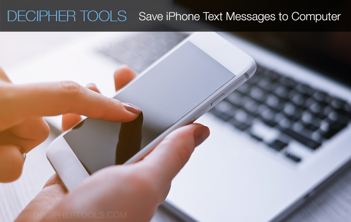 How To Back Up And Save IPhone Text Messages To Computer Mac Or Windows