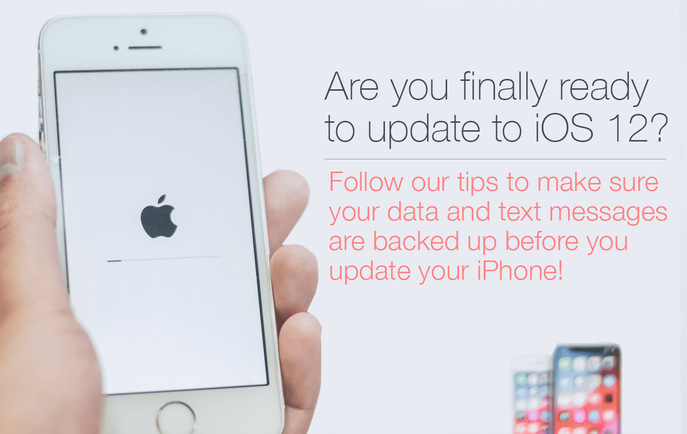 How to backup and save iPhone text messages before updating to iOS 12