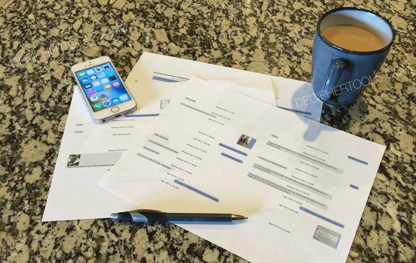 Two Ways to Print Text Messages from iPhone