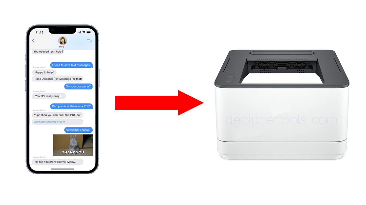 Different Methods to Print iPhone Text Messages